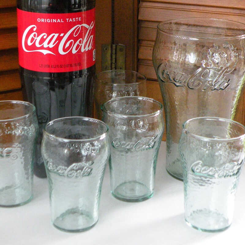 Coca Cola Bottle Glasses - Etsy