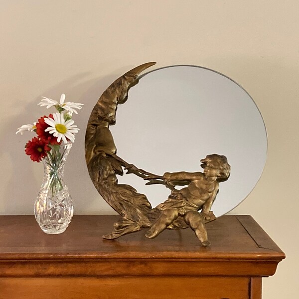 Cherub Mirror - Etsy