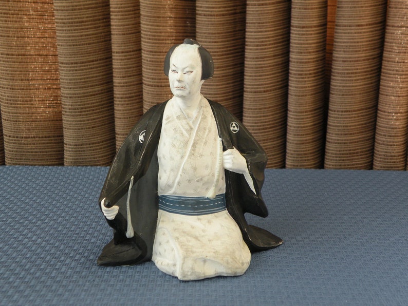 Ceramic Samurai Figurine / Hojo Clan | Etsy