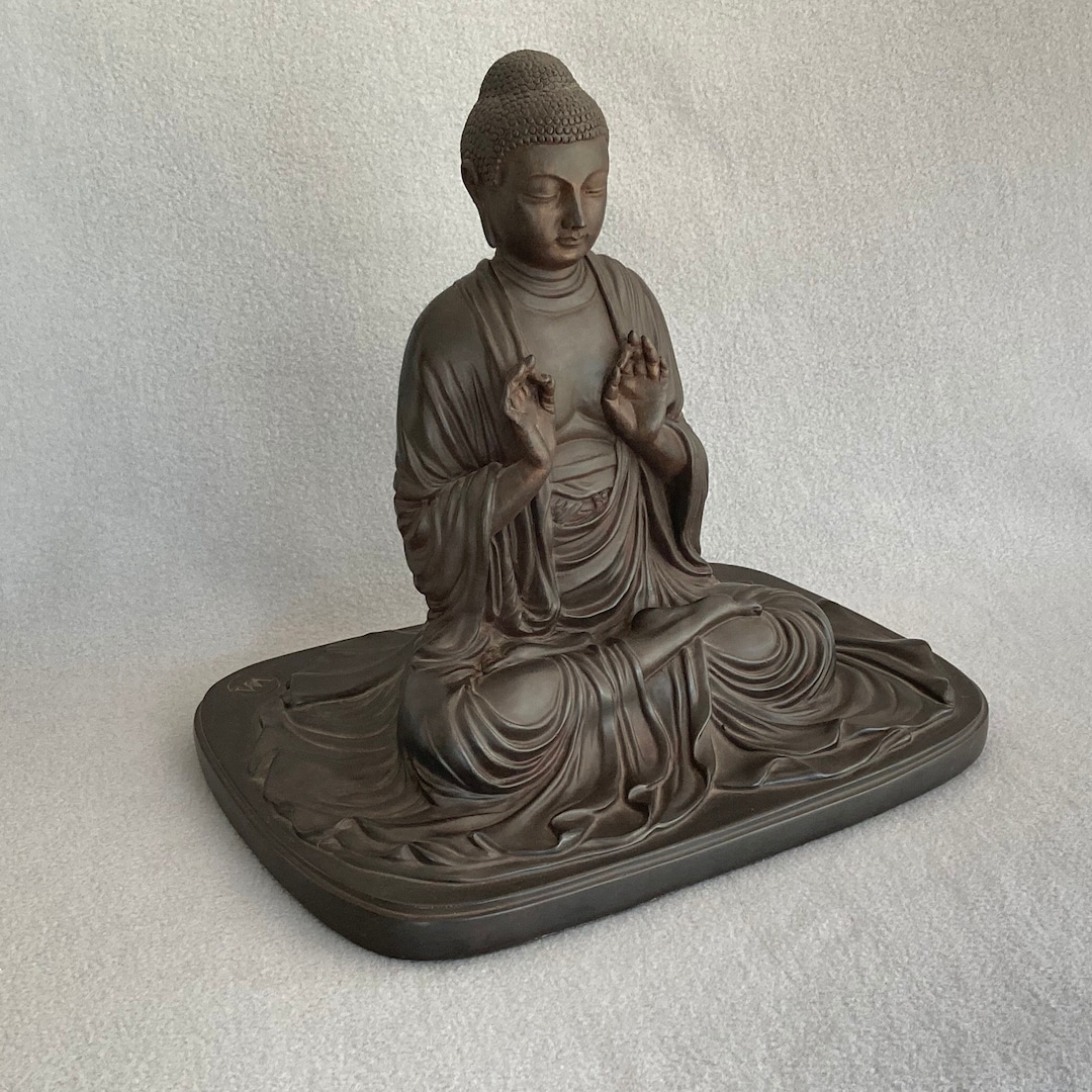 Amida Buddha Statue - Vintage Austin Productions Sculpture - 1995 V&A ...