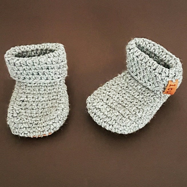 Ultimate Guide to Crochet Cute and Easy Baby Booties With Leather ...