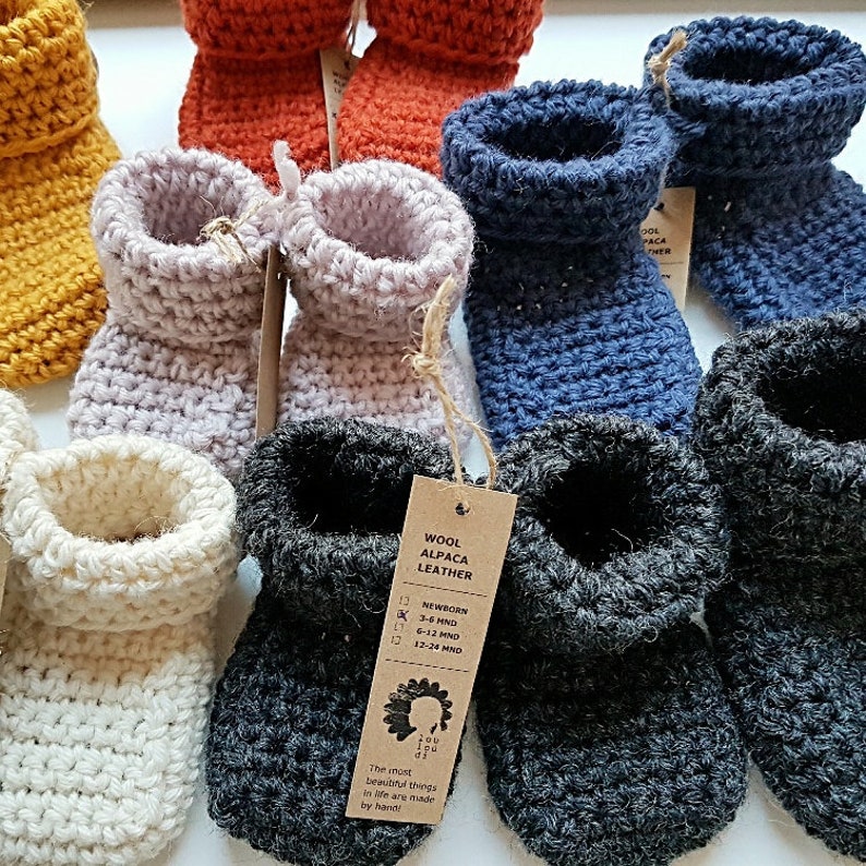 Ultimate Guide to Crochet Cute and Easy Baby Booties With Leather ...