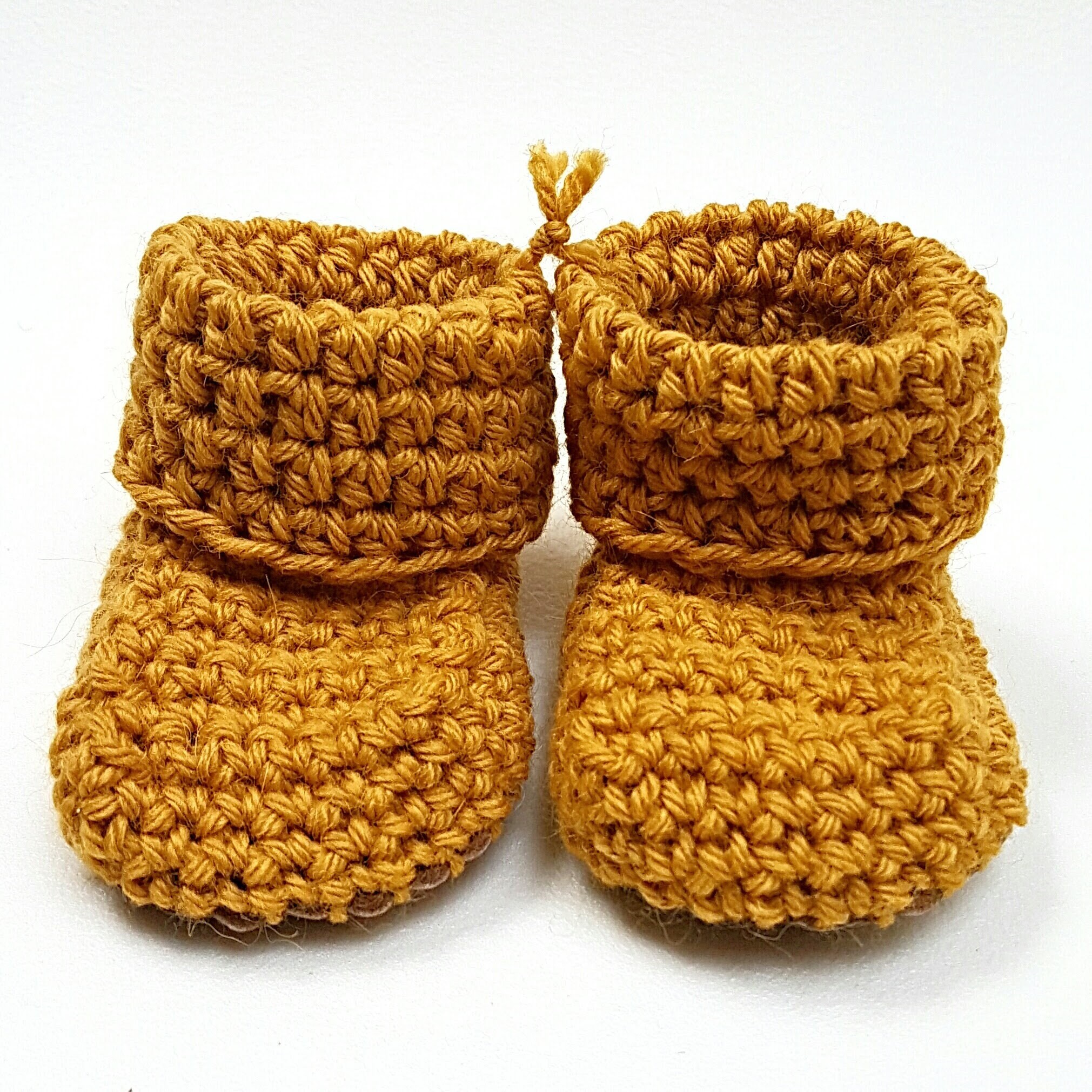 Ultimate Guide to Crochet Cute and Easy Baby Booties With Leather ...