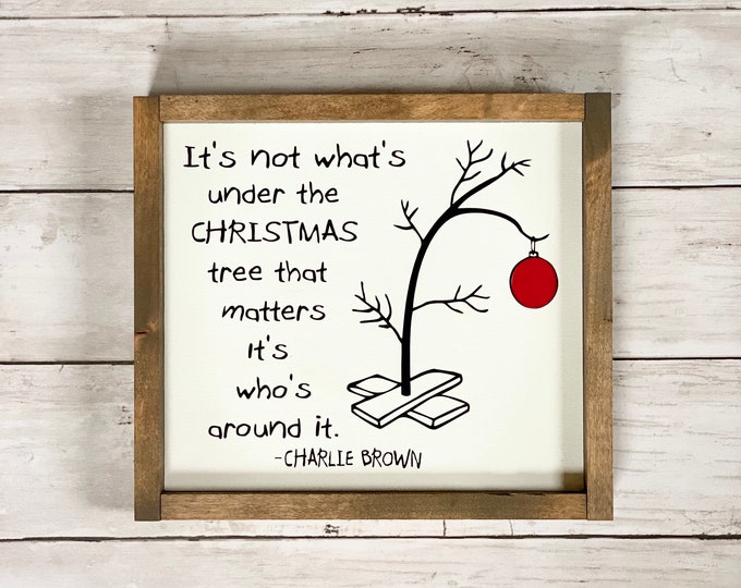 Its Not What is Under the Christmas Tree That Matters Its Whos Around ...