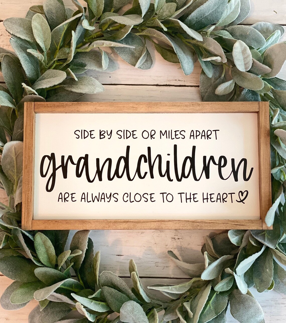 Grandchildren Sign Handmade Wooden Art - Etsy