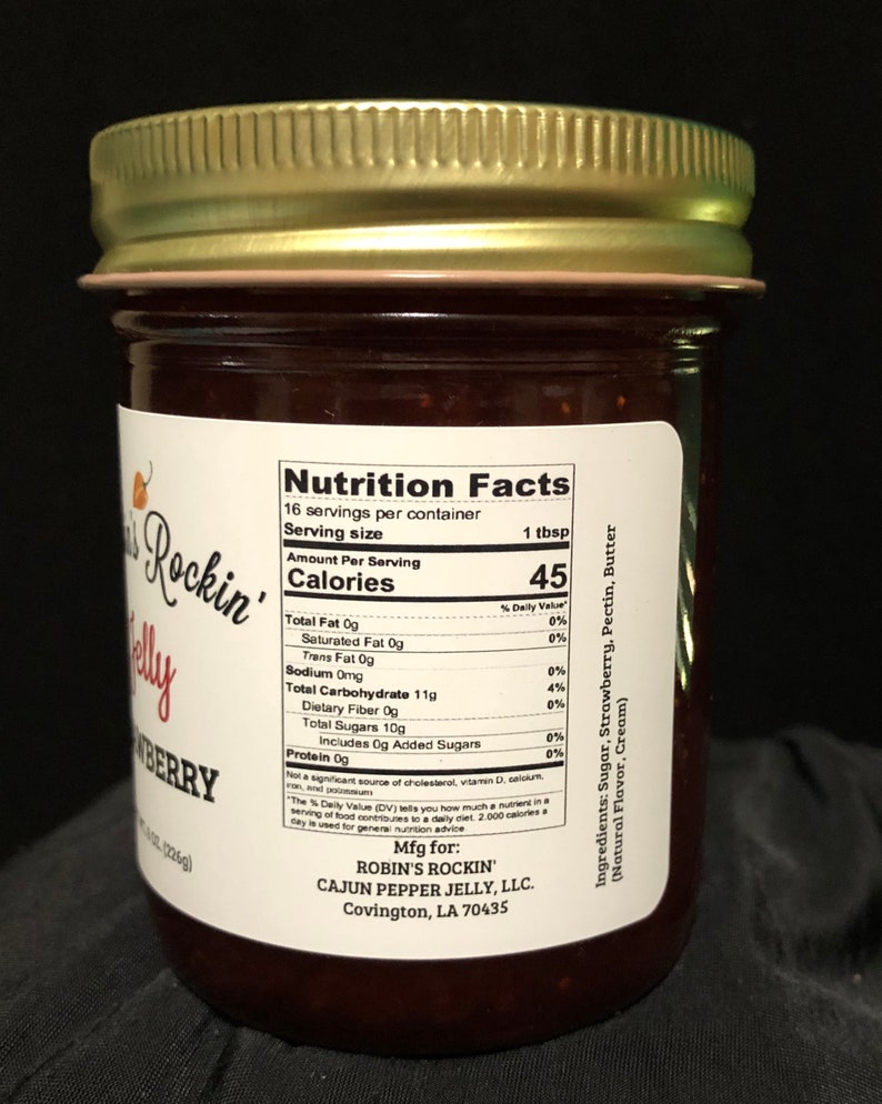 Strawberry Breakfast Jelly - Etsy