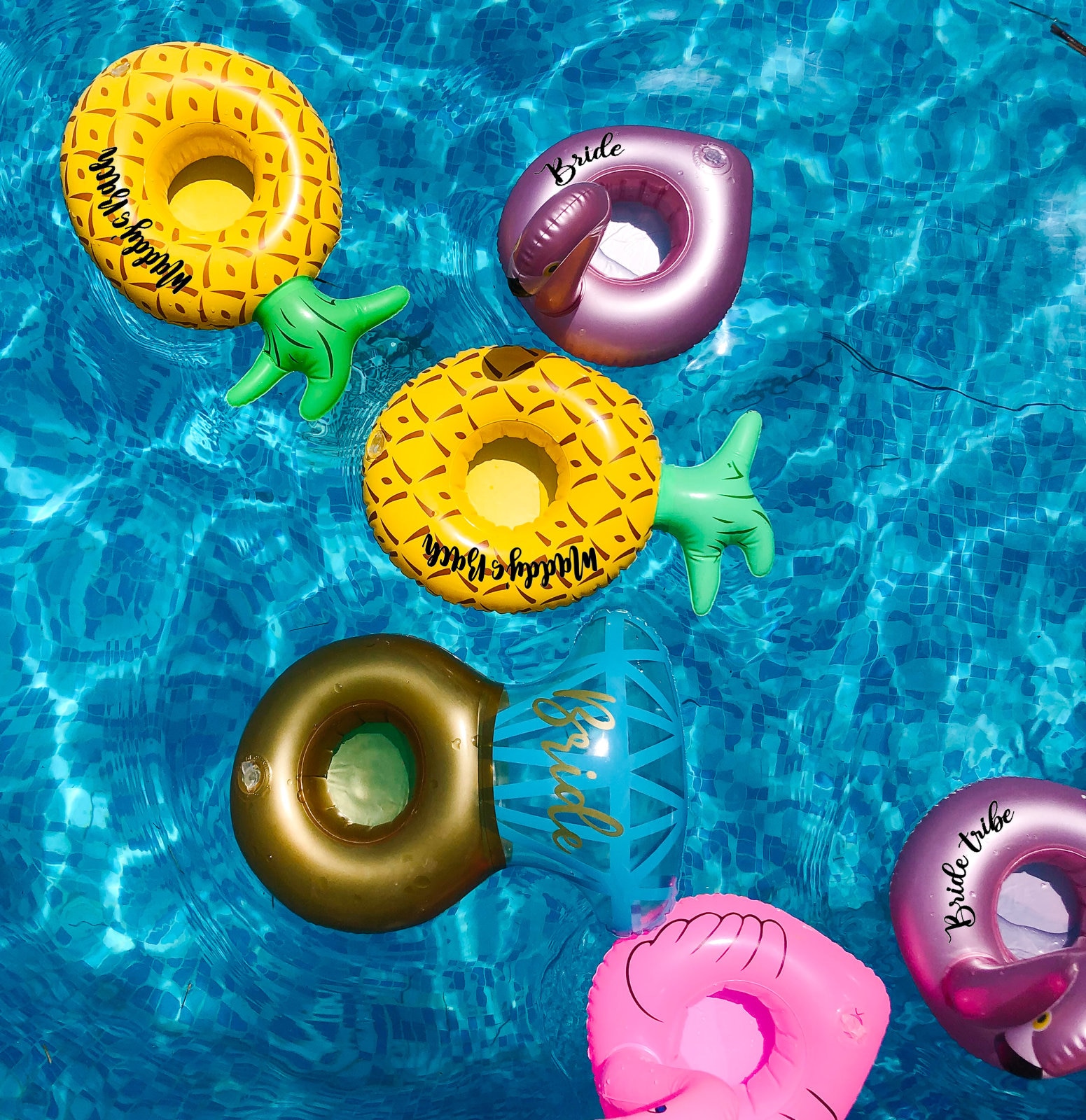 Drink Floaties, Bridesmaid Gift, Drink Holder, Swan Float,pool Floaty ...