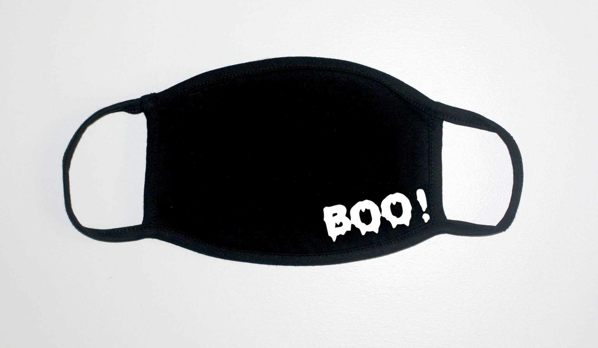 BOO Face Mask Halloween Mask Cloth Face Masks Festive | Etsy