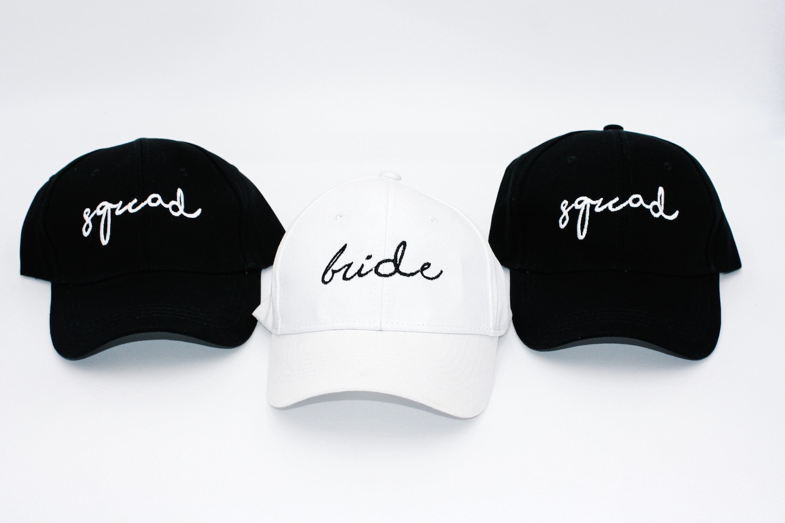 Bridal Party Baseball Cap Bride Squad Babe Embroidered - Etsy