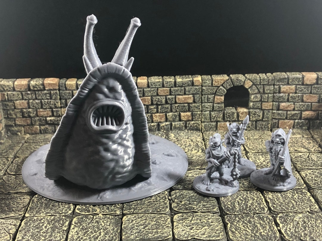 Giant Slug - 28mm Scale D&D Miniature - Etsy