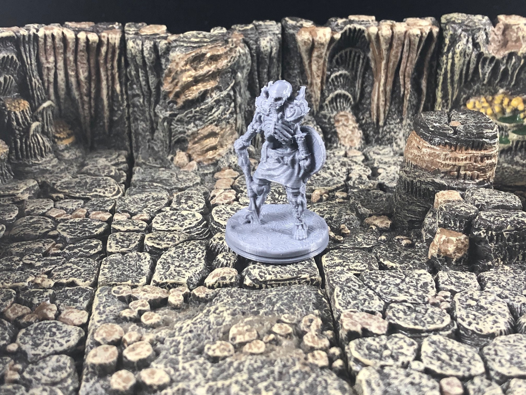 Frozen Skeletons 28 mm D&D Miniature | Etsy