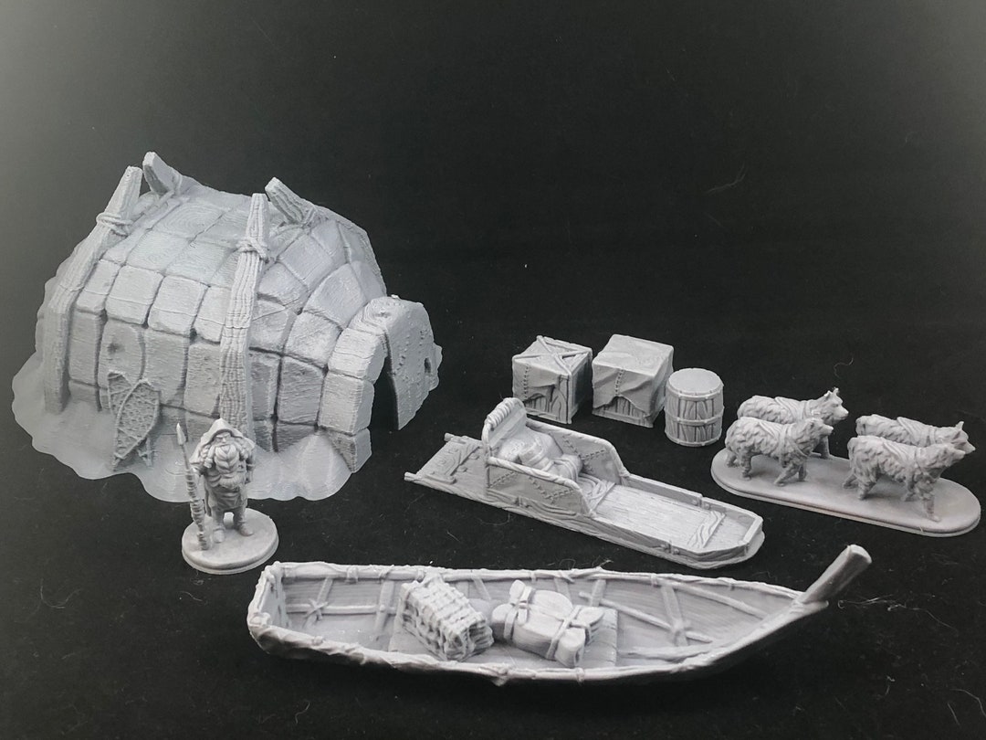 Ice Hunter - 28mm D&D Terrain and Miniatures - Etsy