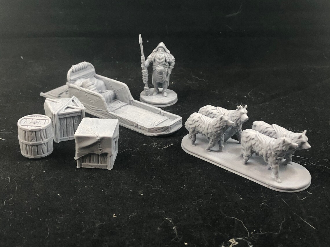 Ice Hunter - 28mm D&D Terrain and Miniatures - Etsy