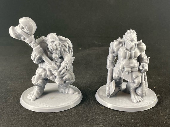 Trolls 28mm Scale D&D Miniatures | Etsy