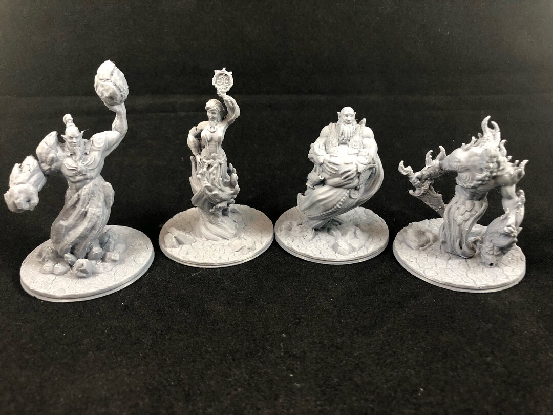 Elementals - 28mm Scale D&D Miniatures - Etsy