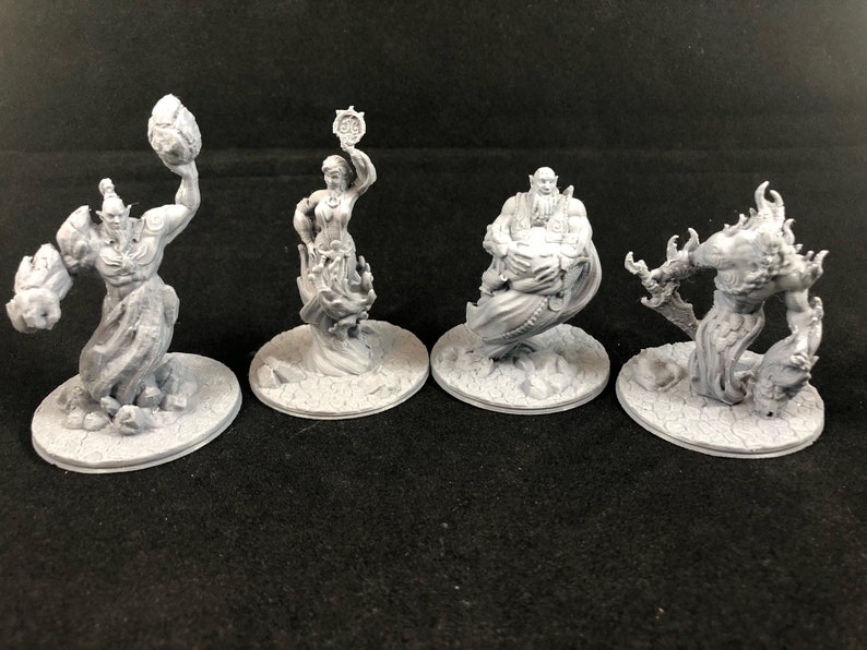 Elementals 28mm Scale D&D miniatures | Etsy