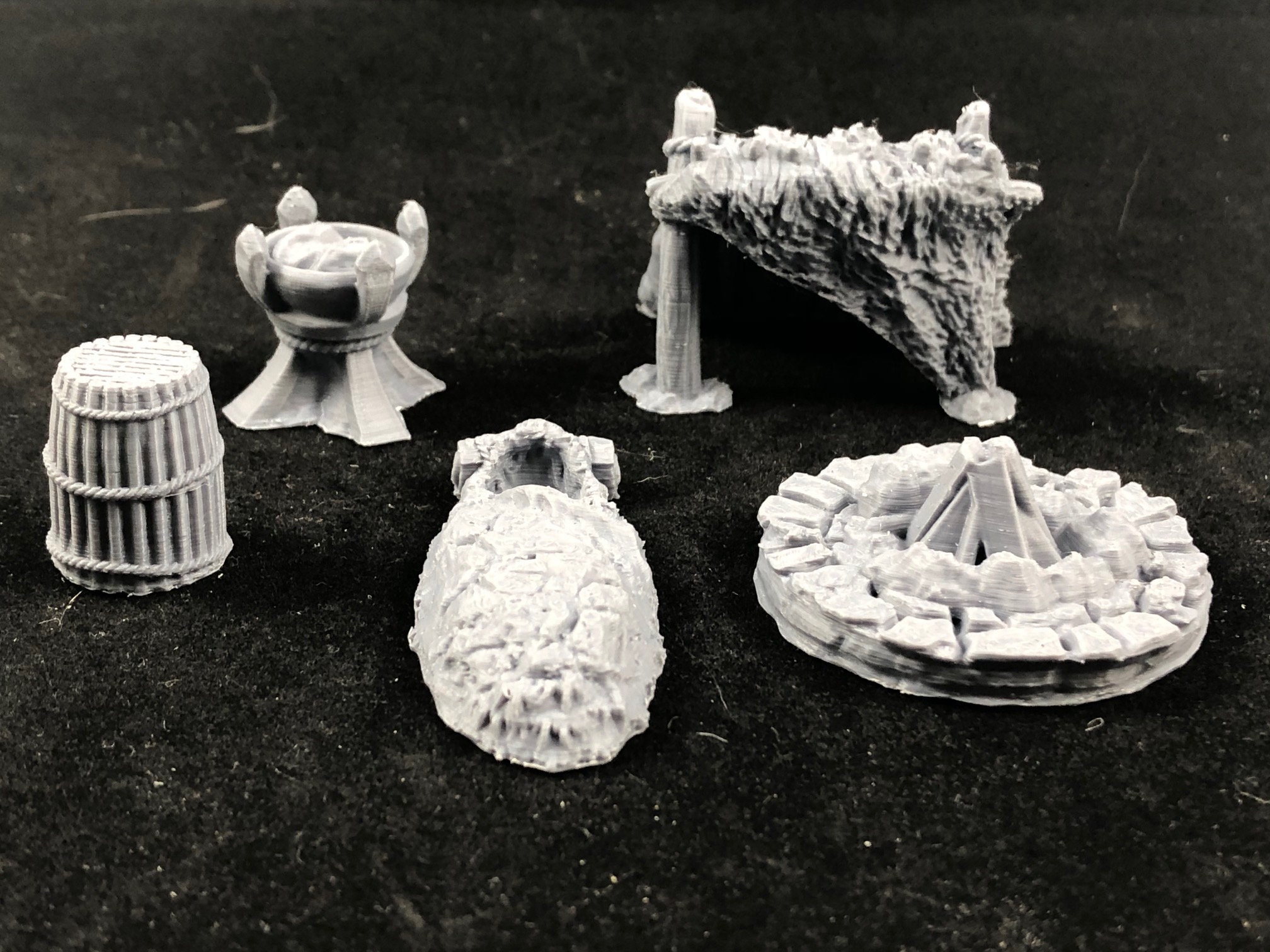 Ice Tribe Camp - 28mm D&D Terrain - Etsy