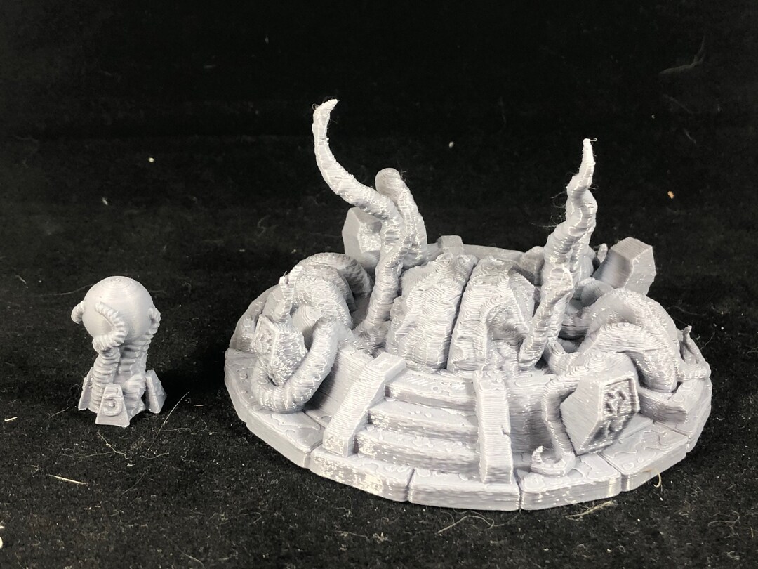 Mind Flayer Brain Pool Piece for Tabletop Rpgs - Dnd Terrain in 28mm ...