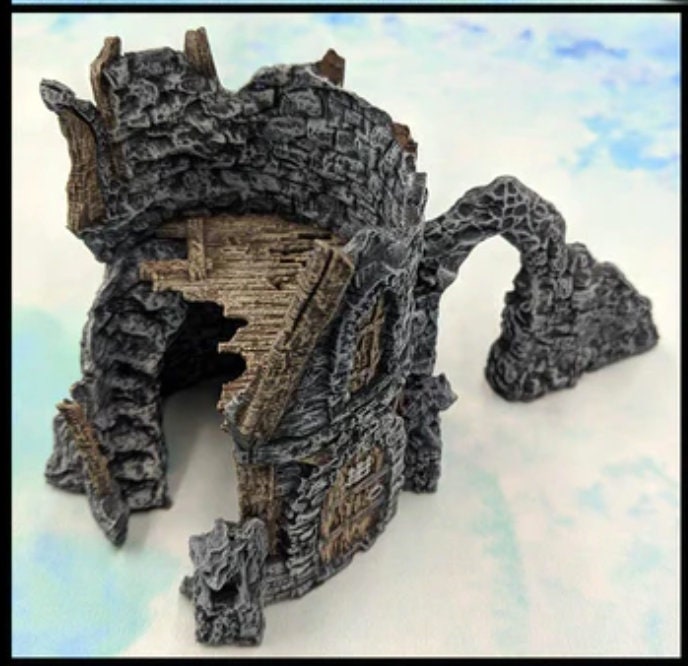 Snowy Ruins Dnd Terrain in 28mm Scale - Etsy
