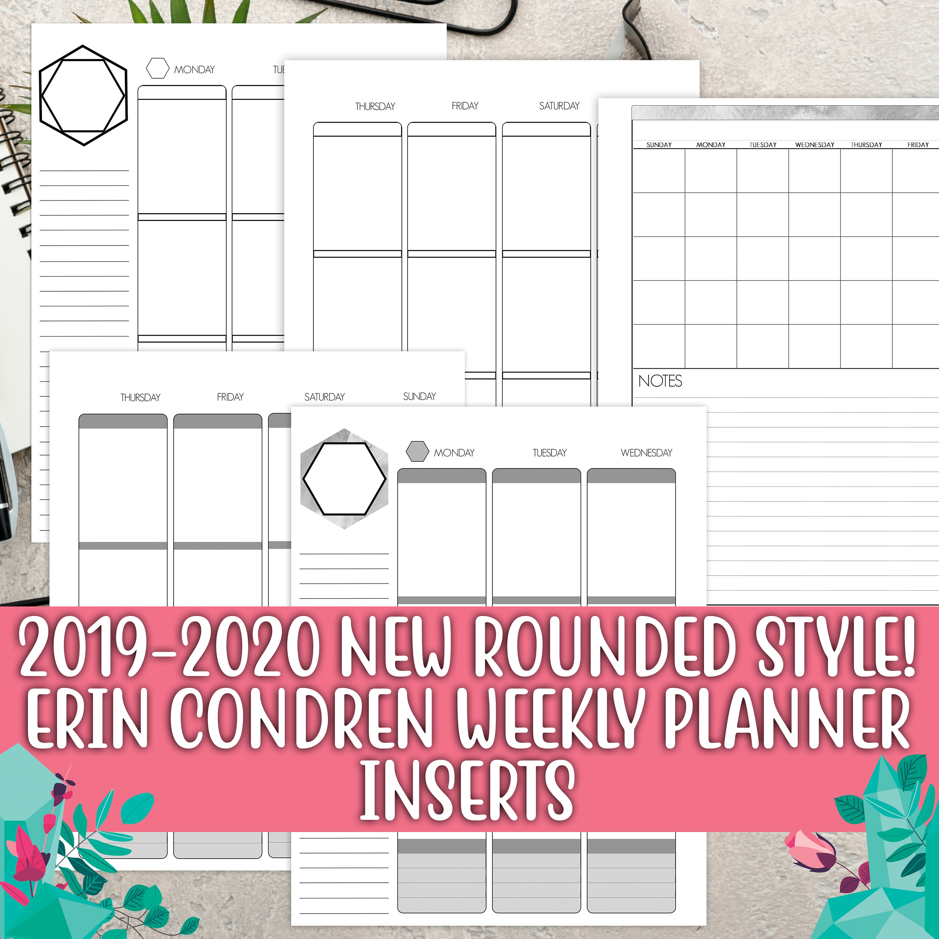 Erin Condren Planner Printables Erin Condren Designer Petite Planner