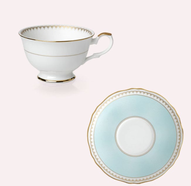 Hankook chinaware Royal Pale Blue Coffee/Tea 2 Sets 4pc - Etsy.de