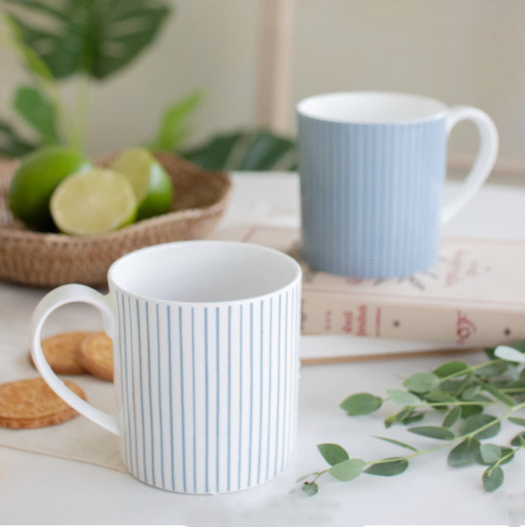 Hankook Chinaware USA: [cozy Blue Mug 2-piece] - Etsy