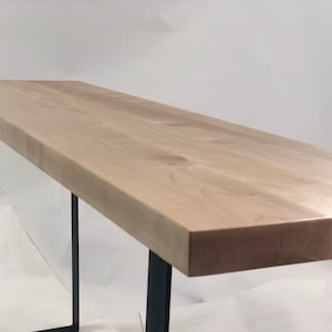 Solid Maple Narrow Console Table - Etsy