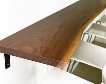 Walnut Desk Shelf - Etsy