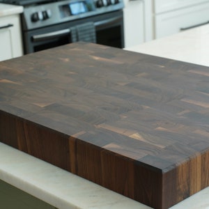 Walnut Chopping Block, Walnut End Grain Block, Cutting Board Chopping ...
