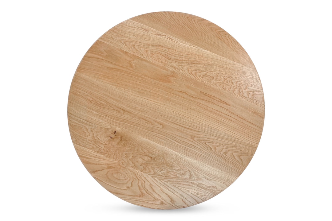 Round Oak Table Top - Restaurant Table Tops Wooden Desk Top Natural ...