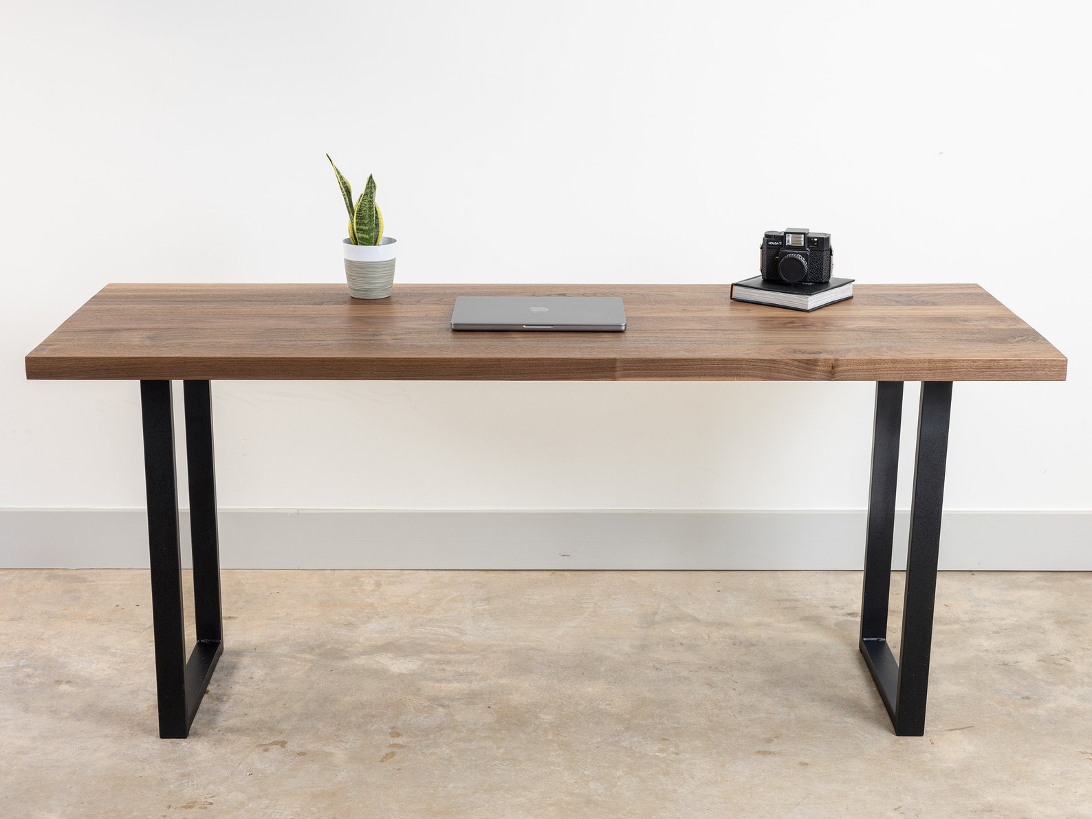 Customizable Solid Walnut Desk Office Desk Modern Desk - Etsy