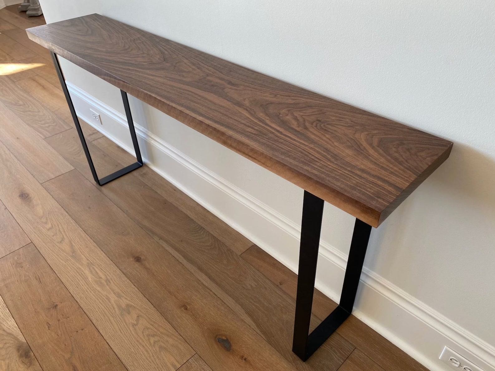 Customizable Solid Walnut Desk Office Desk Modern Desk - Etsy UK