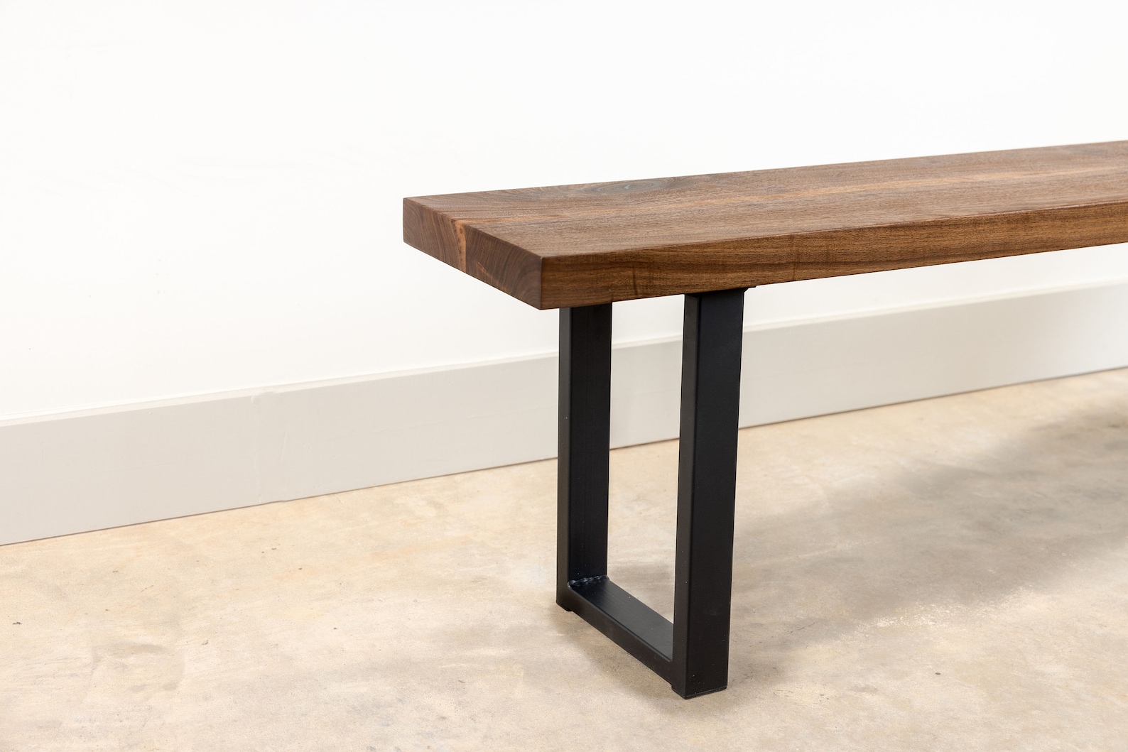 Handmade Solid Black Walnut Bench - Etsy