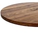 Round Walnut Table Top - Restaurant Table Tops Wooden Desk Top Natural ...