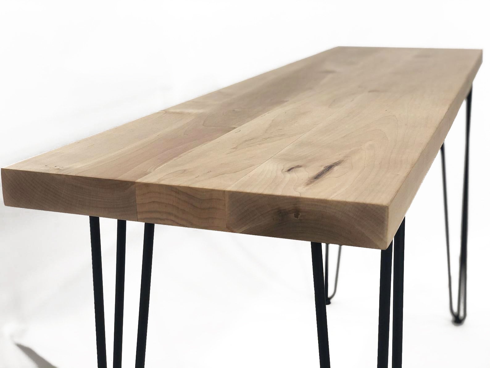 Handmade Solid Maple Bench - Etsy