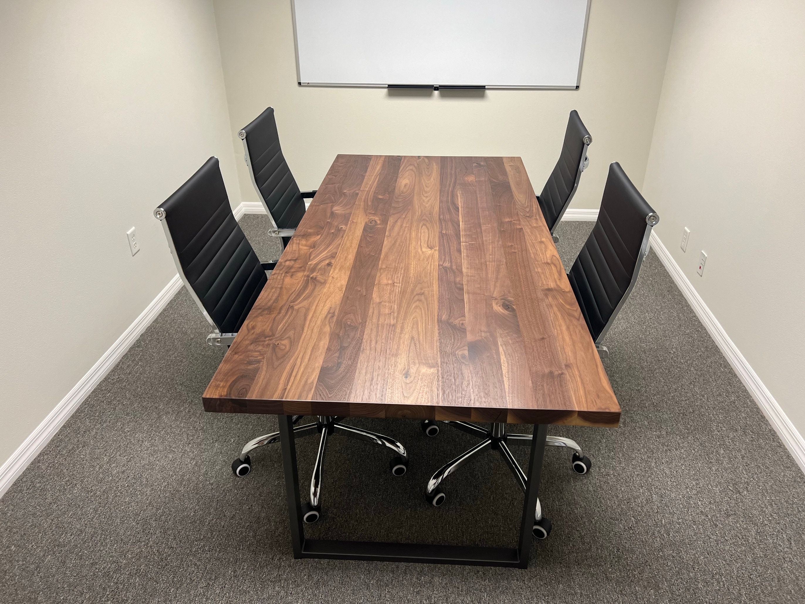 Solid Walnut Conference Table - Etsy