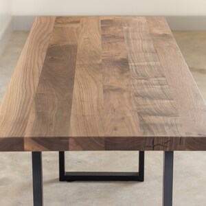 Customizable Solid Walnut Desk - Office Desk | Modern Desk | Solid Wood ...