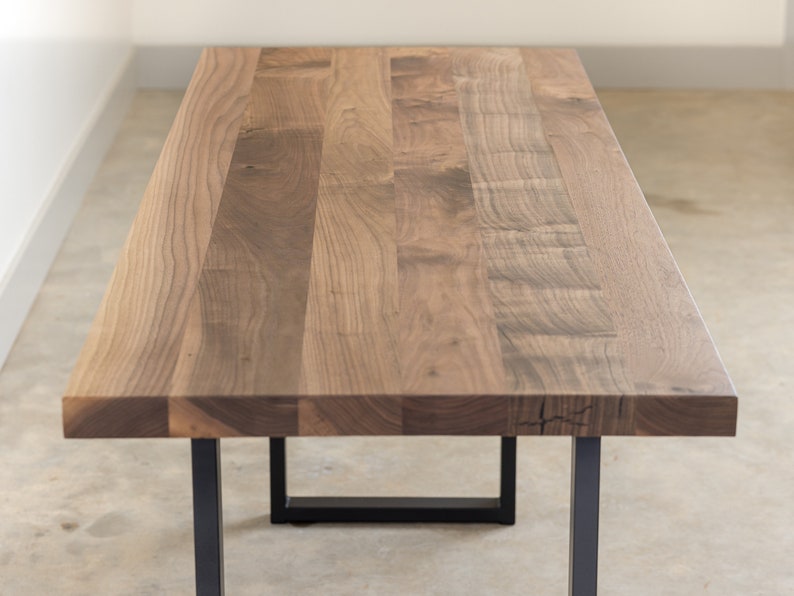 Customizable Solid Walnut Desk Office Desk Modern Desk - Etsy