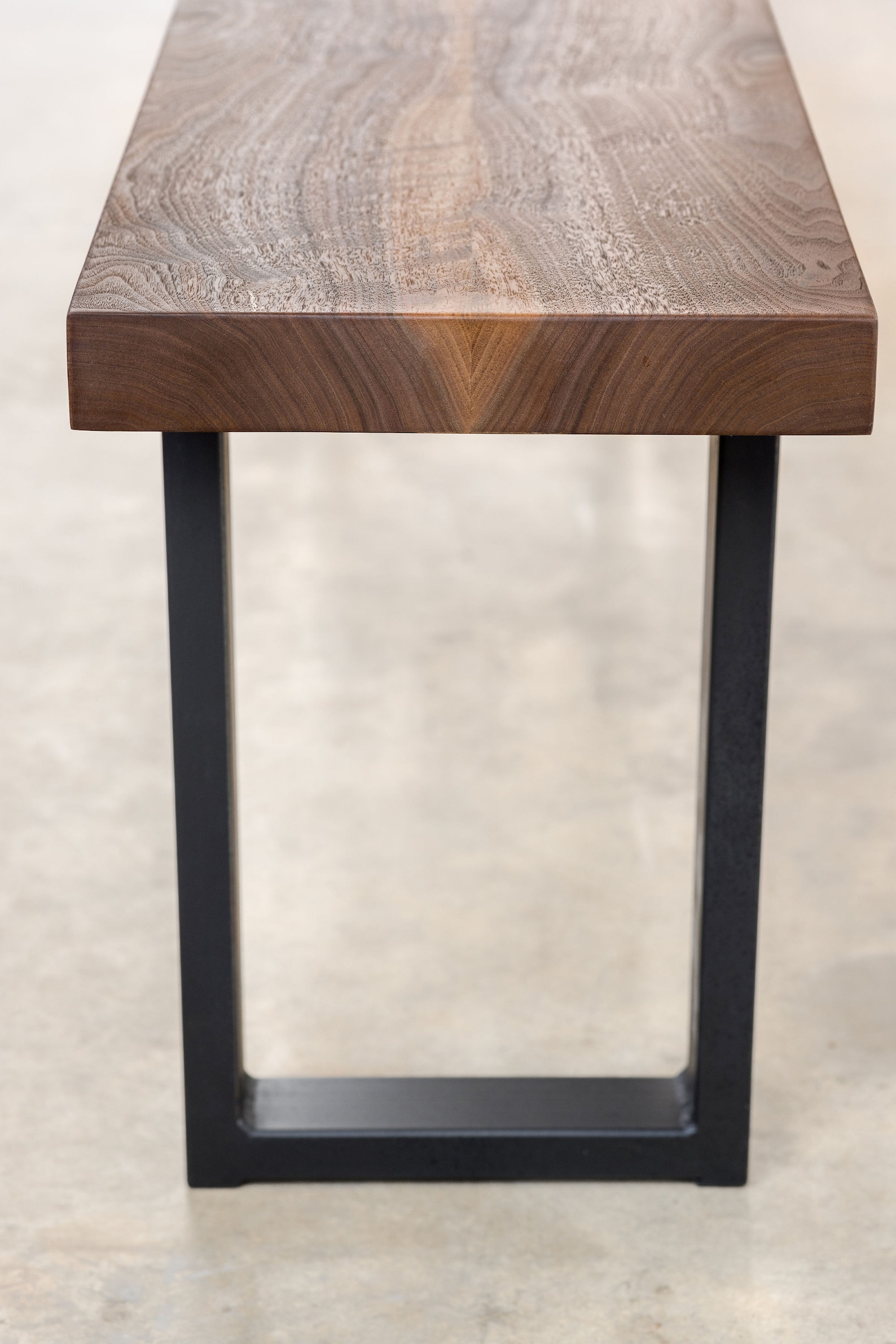 Handmade Solid Black Walnut Bench - Etsy