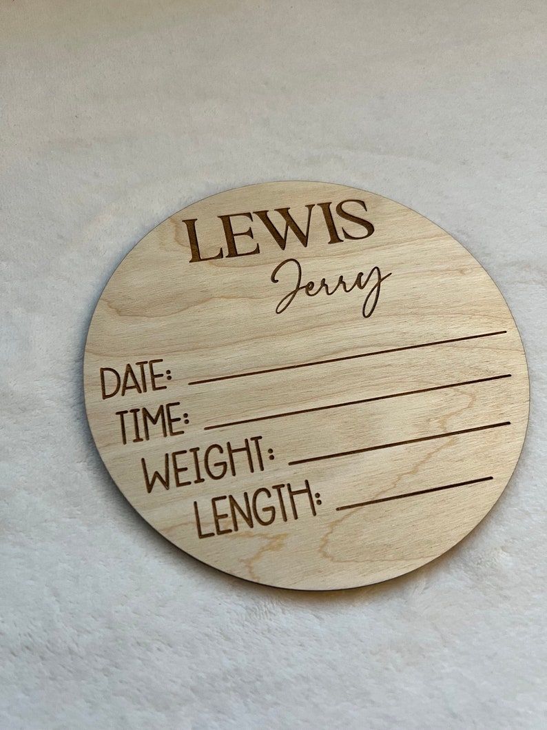 Newborn Announcement Sign Birth Announcement Sign Hospital - Etsy