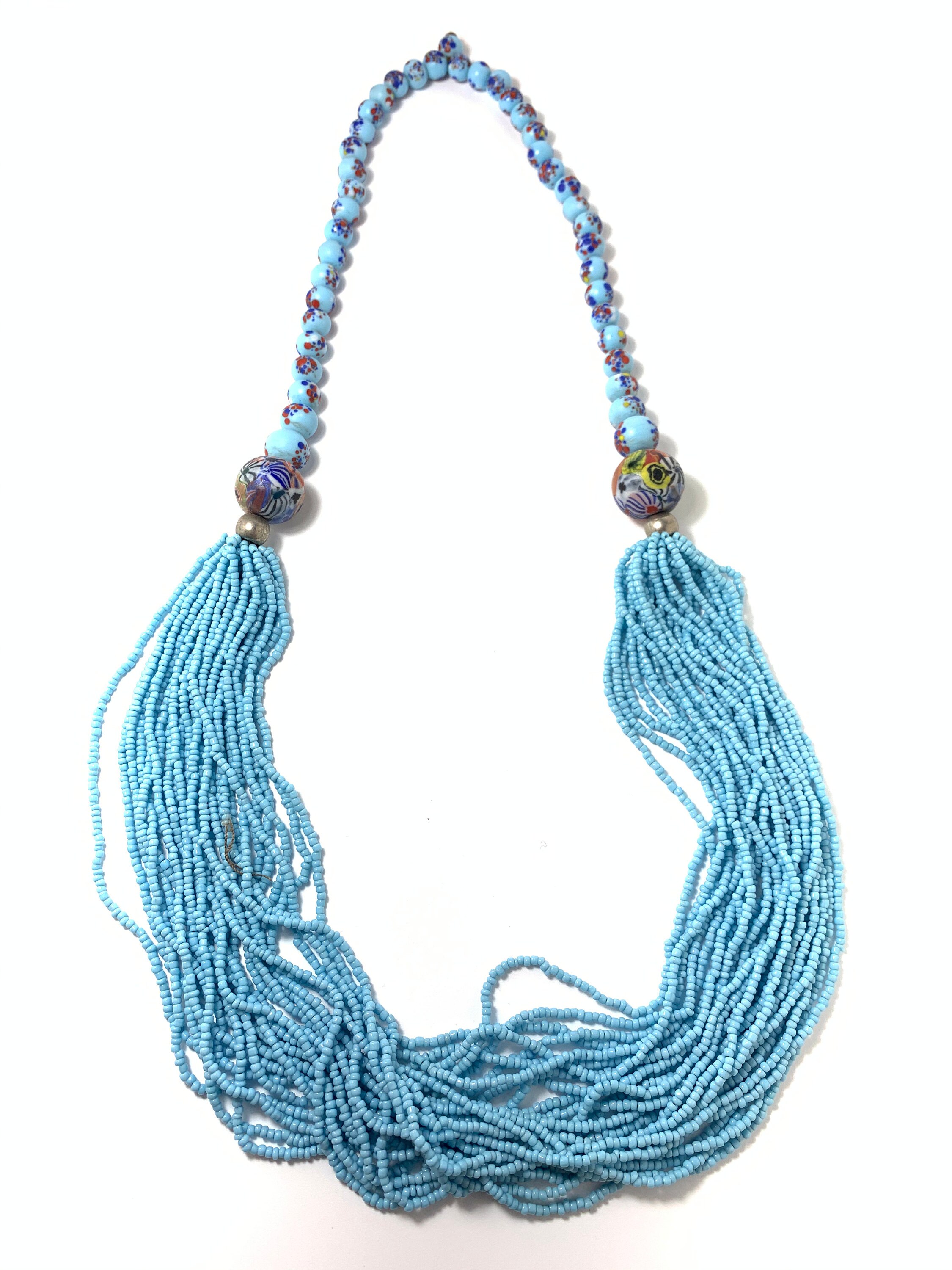 Multi Color Boho Chic Borneo Necklace - Etsy