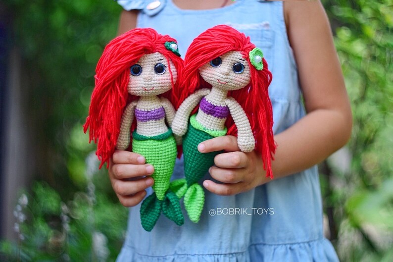 English crochet pattern Mermaid | Etsy