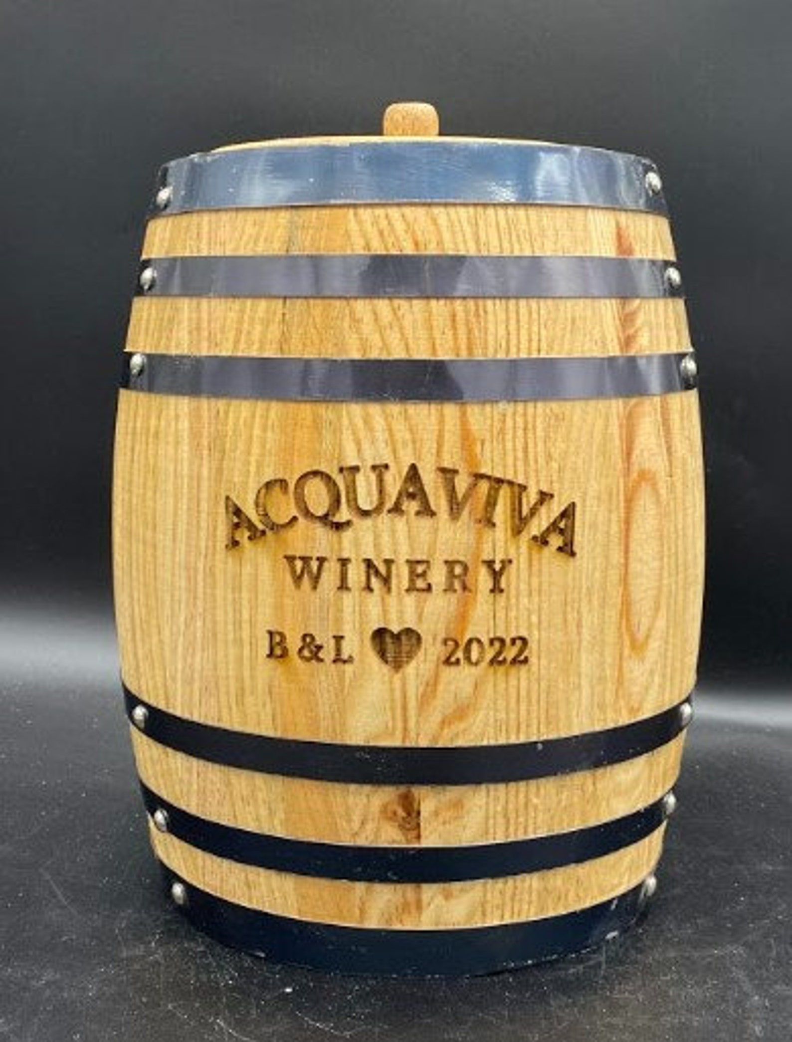 Wood Barrel Card Boxes for Wedding Receptions and Parties - 3 Sizes ...