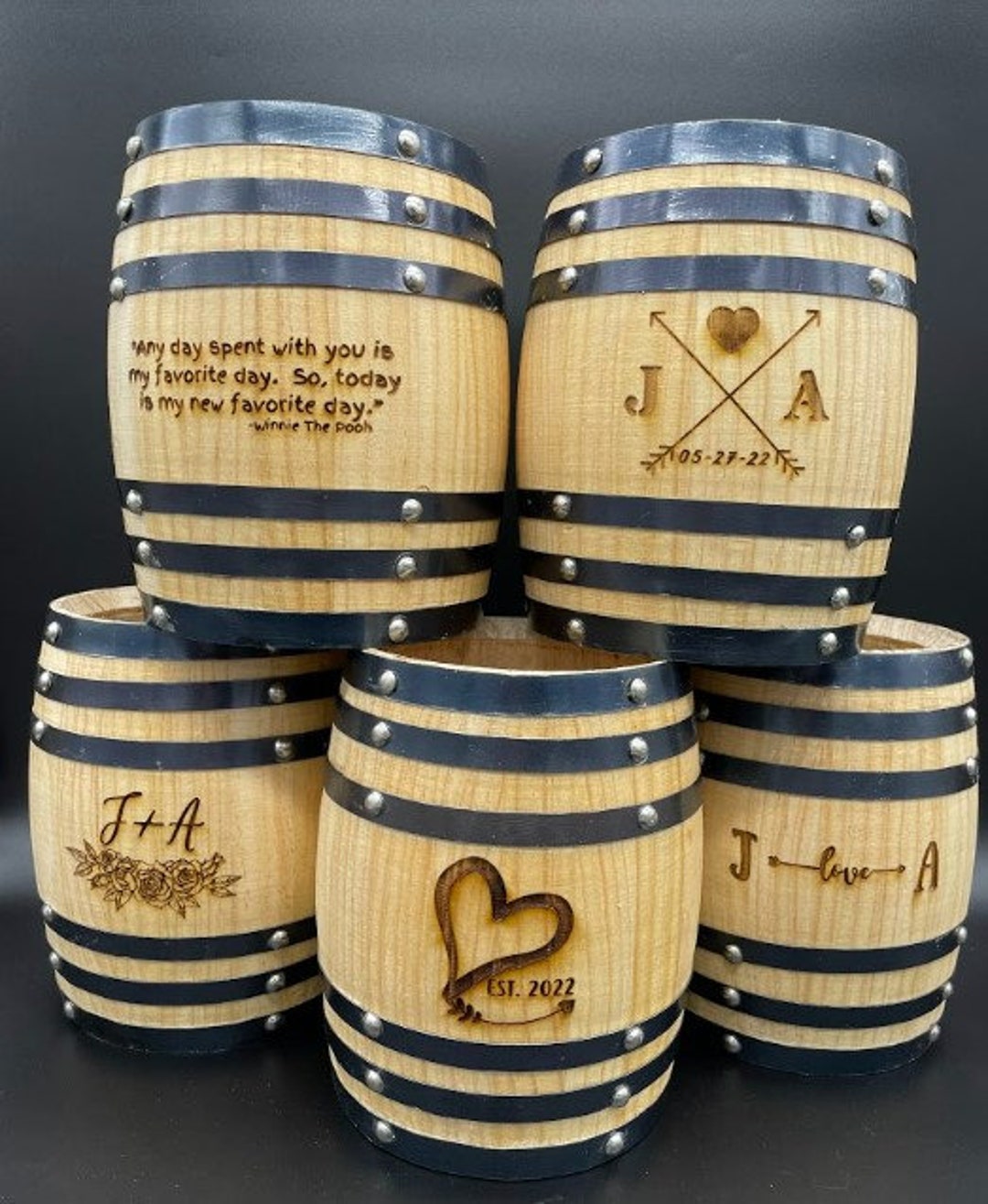 2-liter Barrel for Wedding Centerpieces, Event Decor, Flowerpots ...