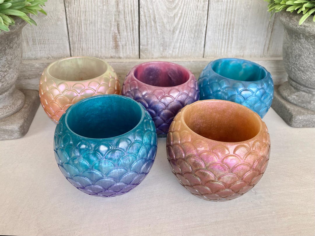 Small Mermaid Scales Decorative Bowl, Several to Choose From - Etsy