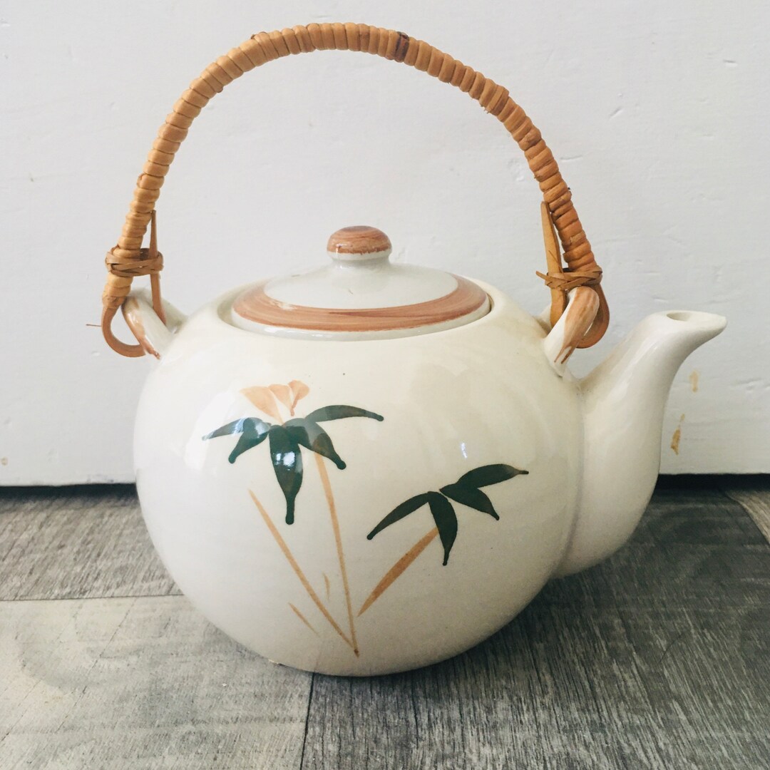 Chinese Bamboo Teapot - Etsy