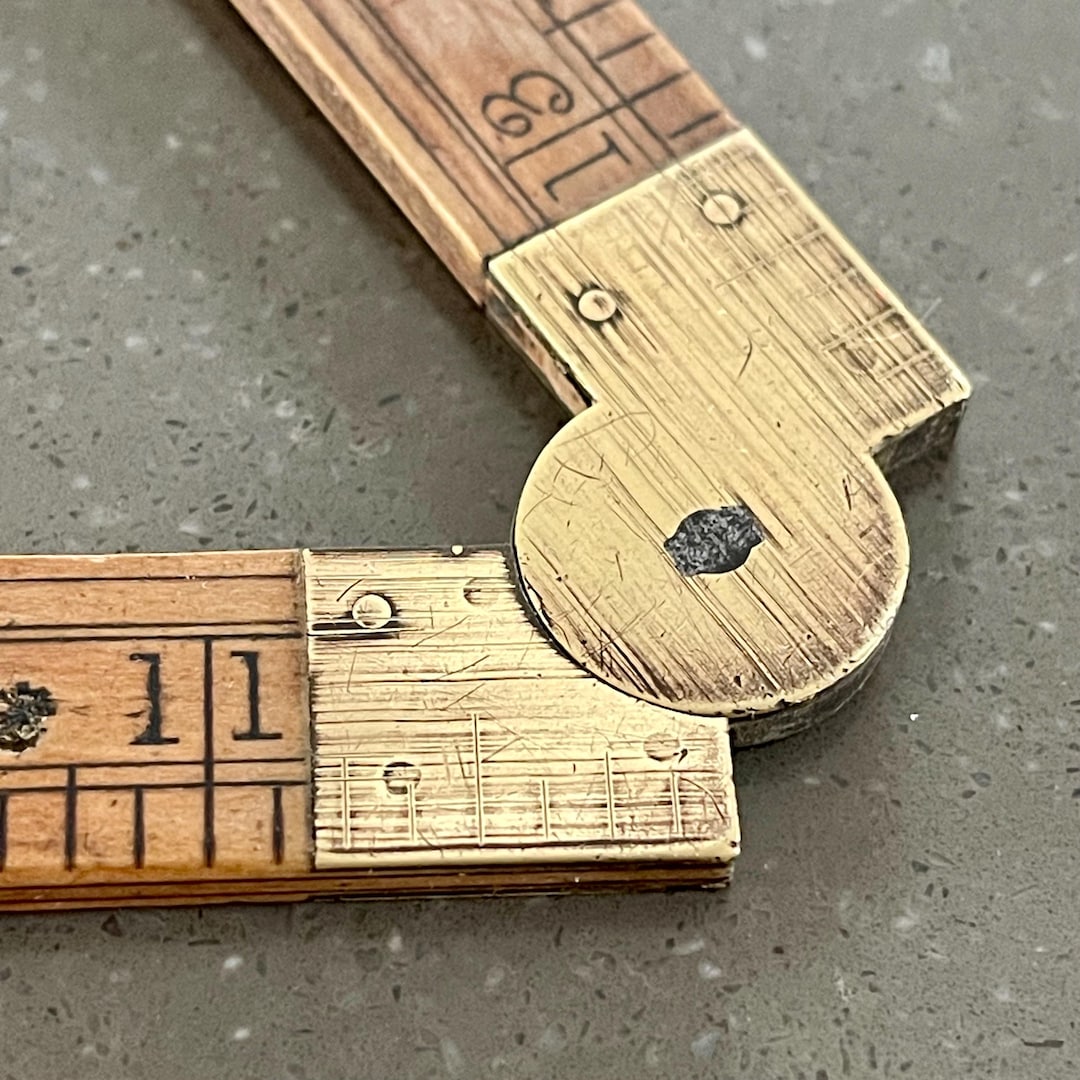 Vintage Folding Wooden Ruler. 24 - Etsy