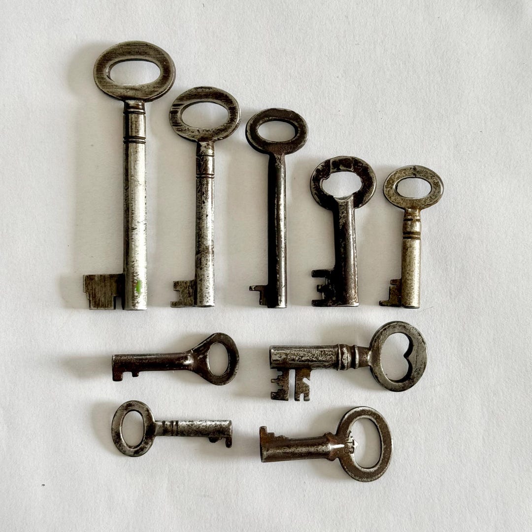 Antique Cabinet Key, Skeleton Key. Choose Your Style - Etsy