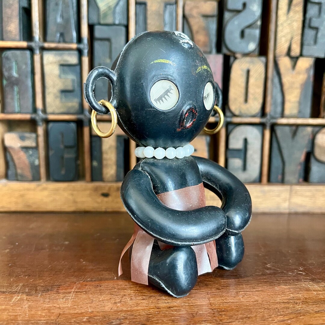 Midcentury Dakko Chan Blinky Winky Doll With Lenticular Eyes - Etsy UK