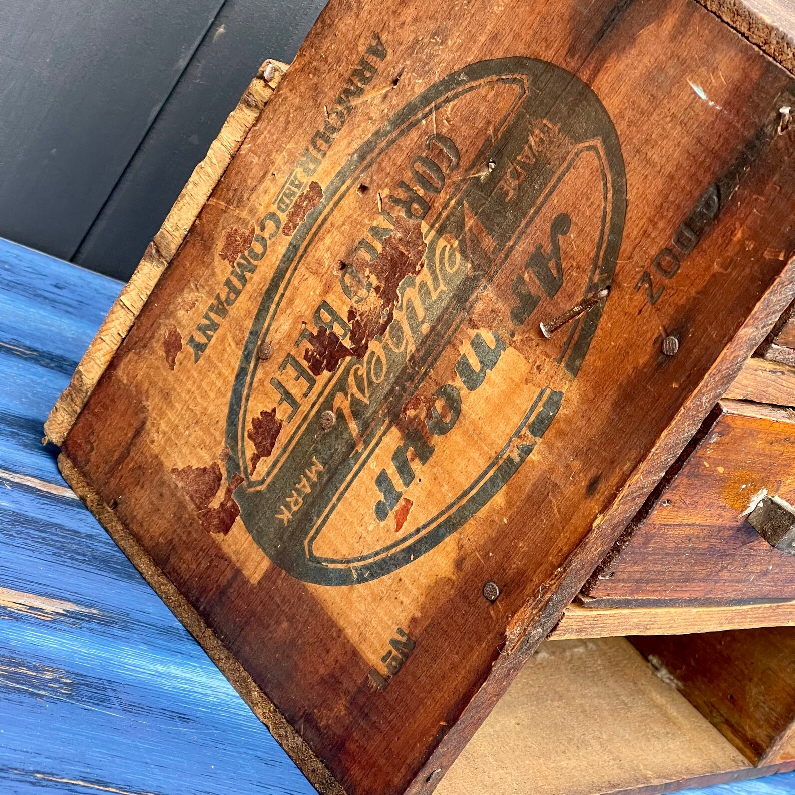 Small Rustic 5 Drawer Chest Made From Wooden Crates - Etsy